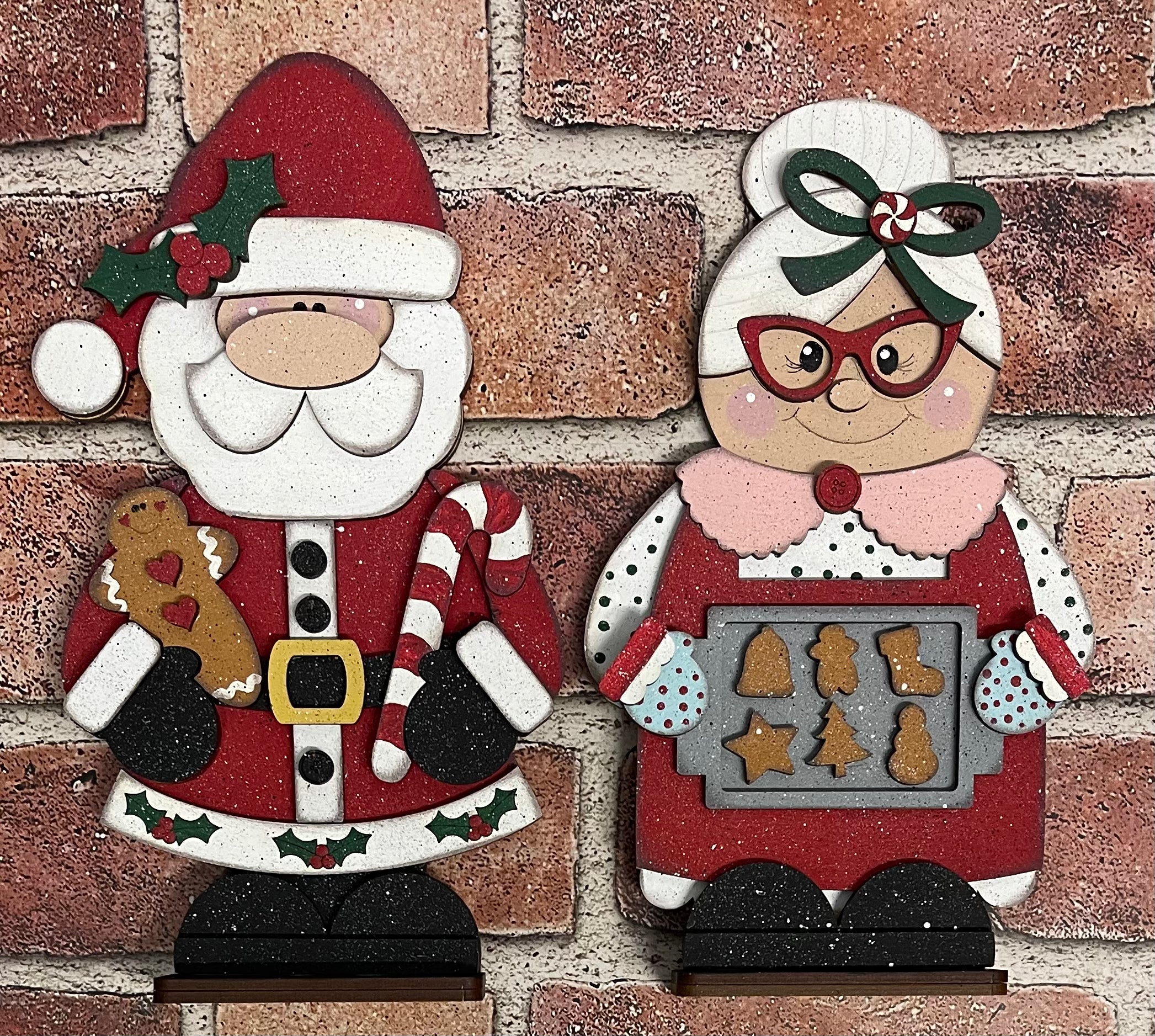 Santa or Mrs. Claus Gnome, Christmas Gnome, unpainted cutouts – DIY ...
